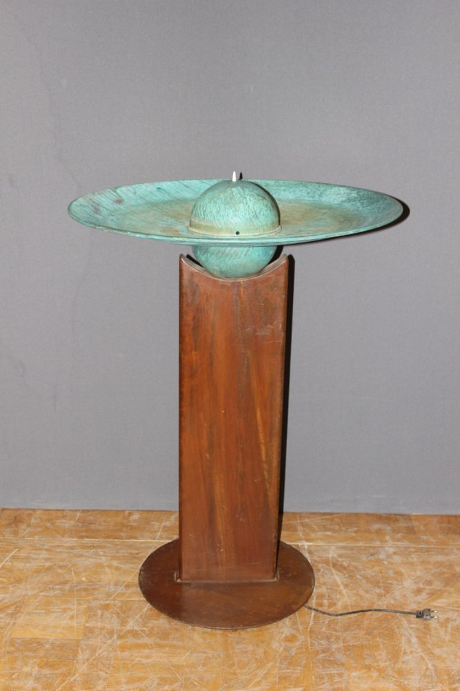 Iron and Copper Fountain by Tom Torrens, 1990 for sale at Pamono