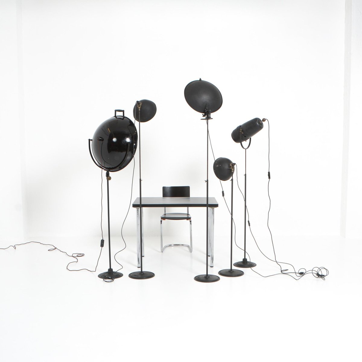 Industrial Studio Floor Lamps from Narita, Set of 2 for sale at Pamono