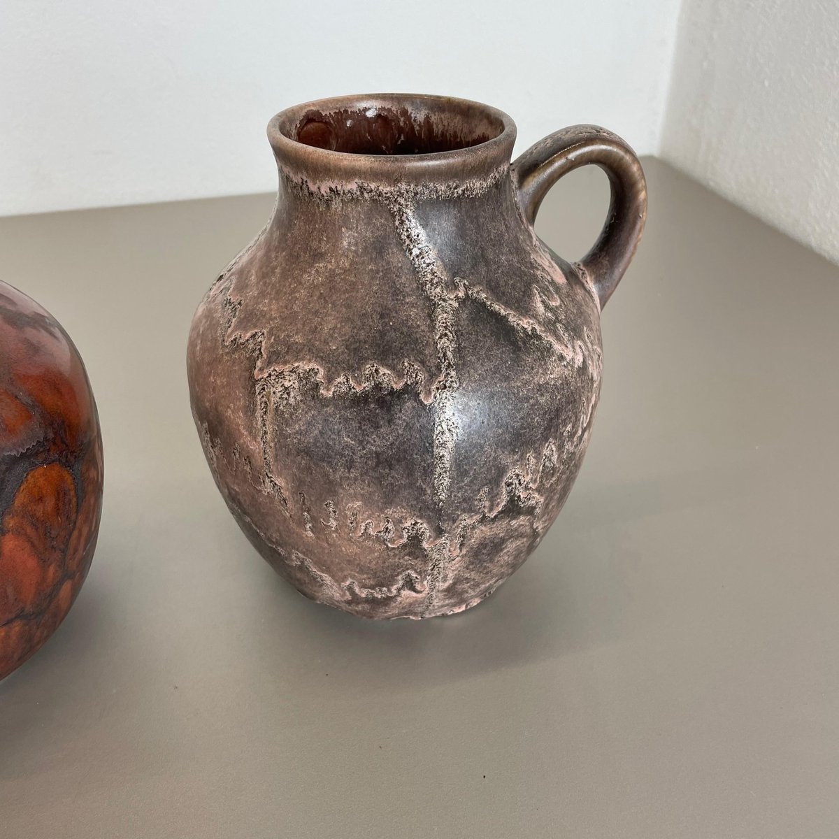 Fat Lava Pottery Vases by Ruscha, Germany, 1960s, Set of 2 for sale at ...