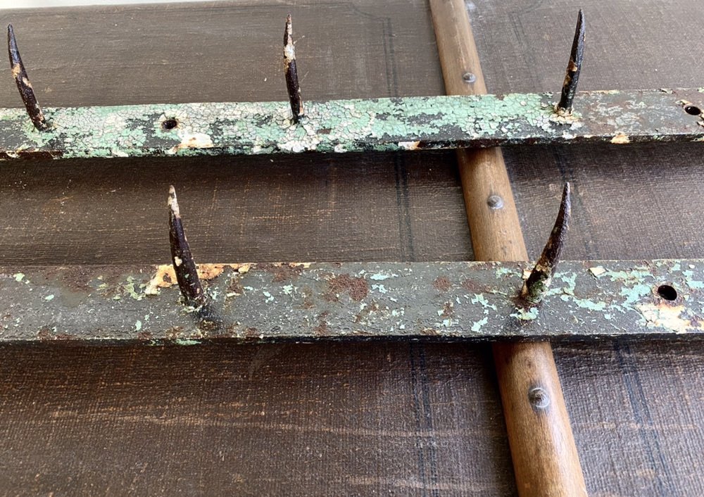 Antique Industrial Wrought Iron Butchers Shop Meat Rack, 1900s, Set of ...