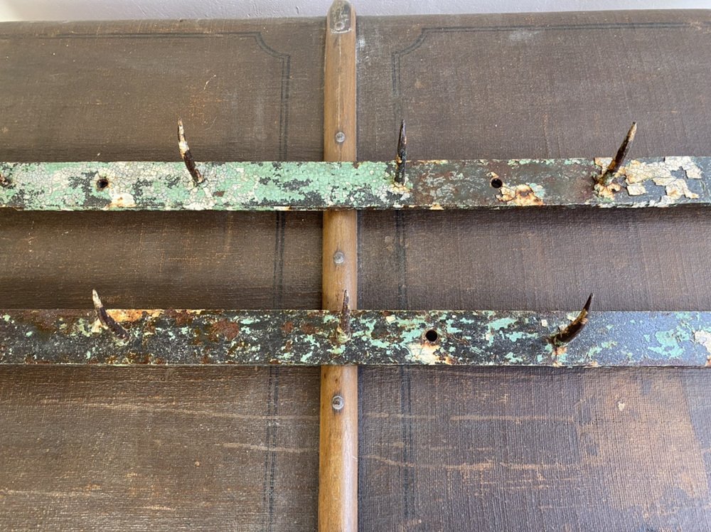 Antique Industrial Wrought Iron Butchers Shop Meat Rack, 1900s, Set of ...