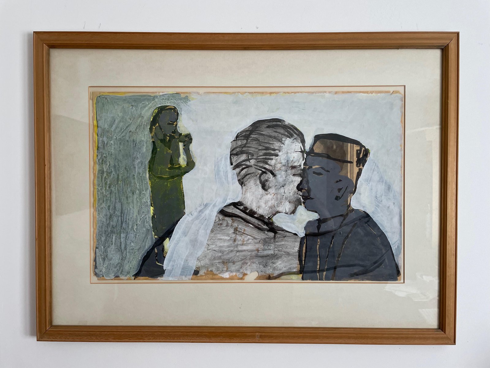 Angus Hood, Strange Encounter, 1984, Mixed Media on Paper for sale at ...