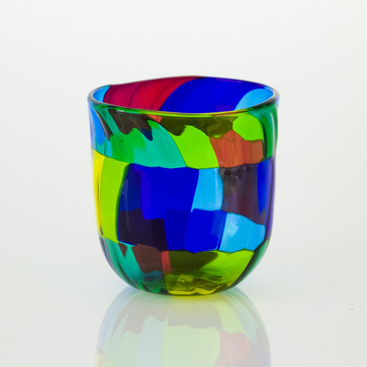 Handmade Acquamarina Series Drinking Glasses in Murano Glass by Angelo ...