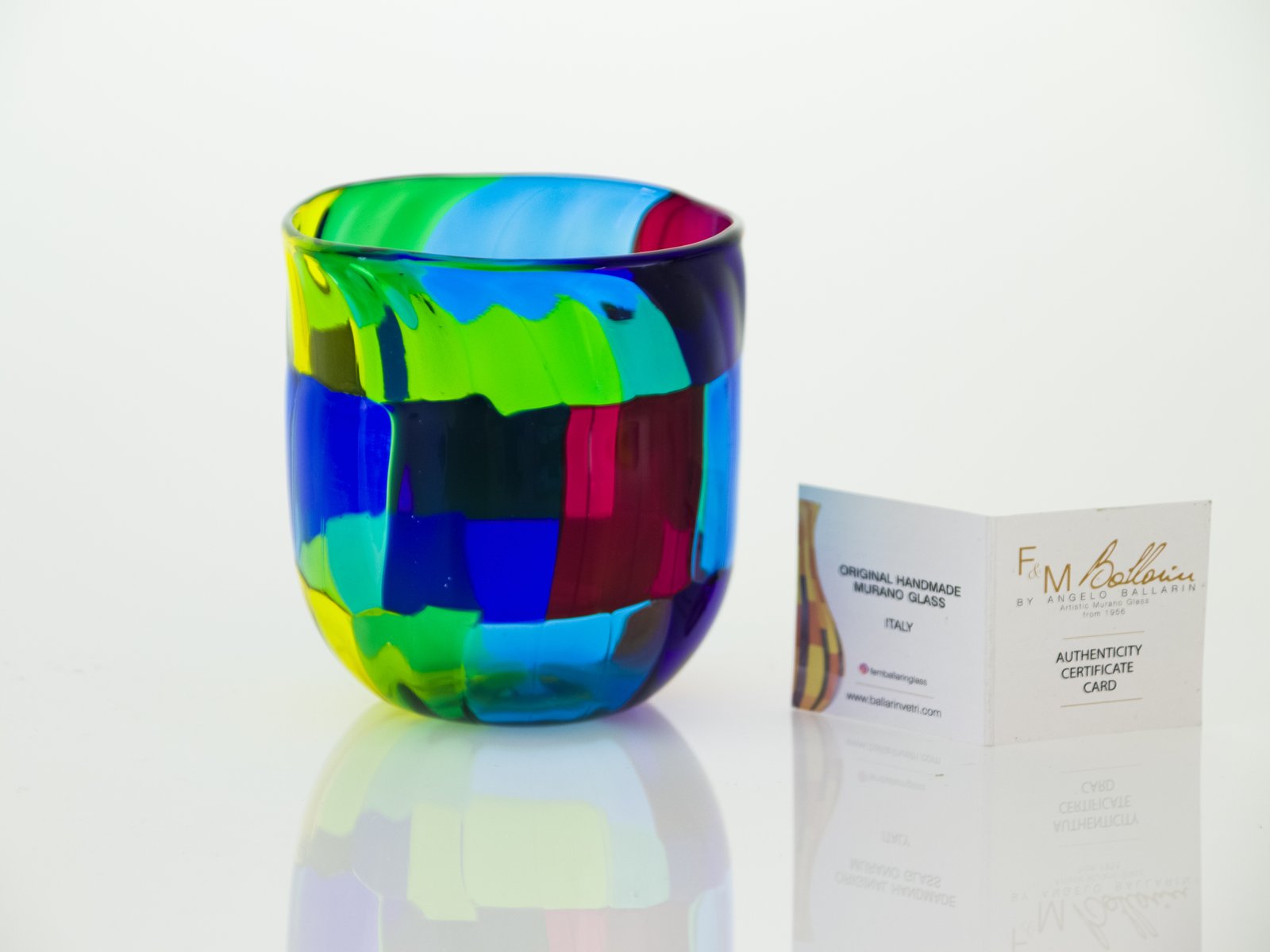 Handmade Acquamarina Series Drinking Glasses in Murano Glass by Angelo ...