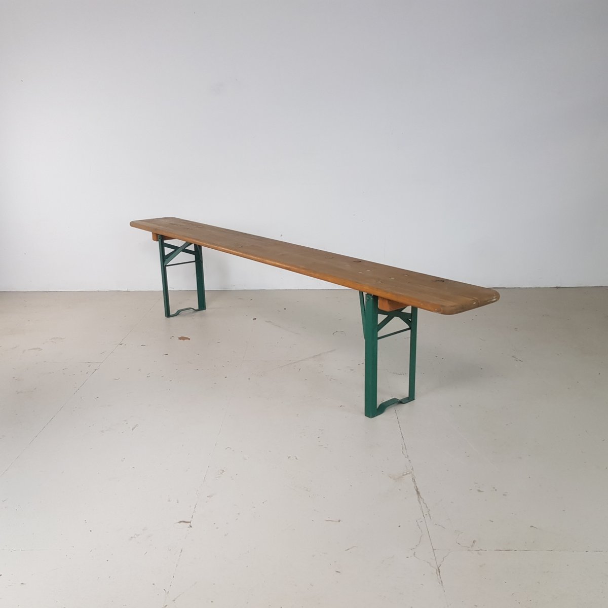 Vintage German Folding Garden Beer Bench for sale at Pamono