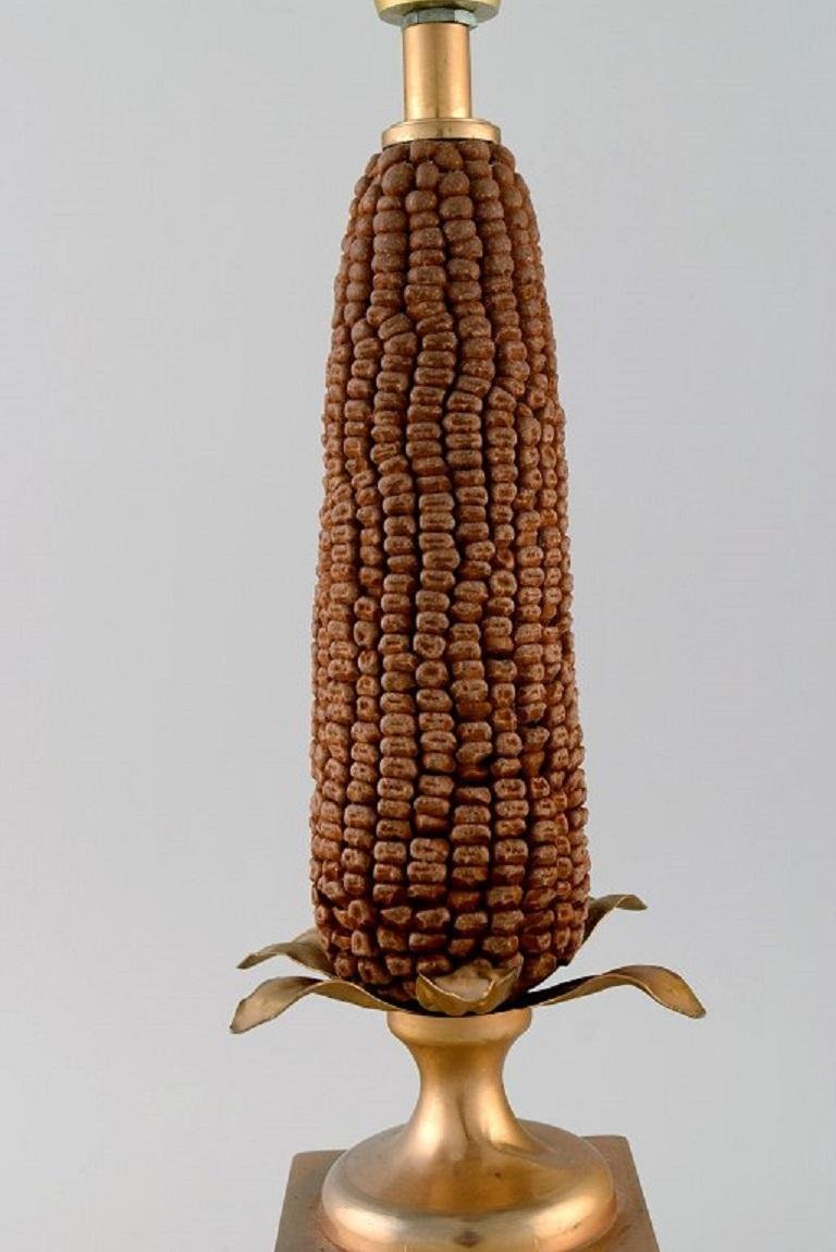 Vintage Table Lamp Shaped as a Corn Cob from Maison Charles, France for ...