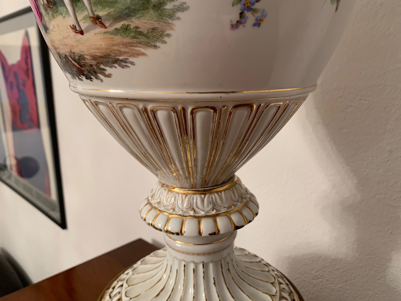 19th Century Vase by Carl Teichert for Meissen, Germany for sale at Pamono