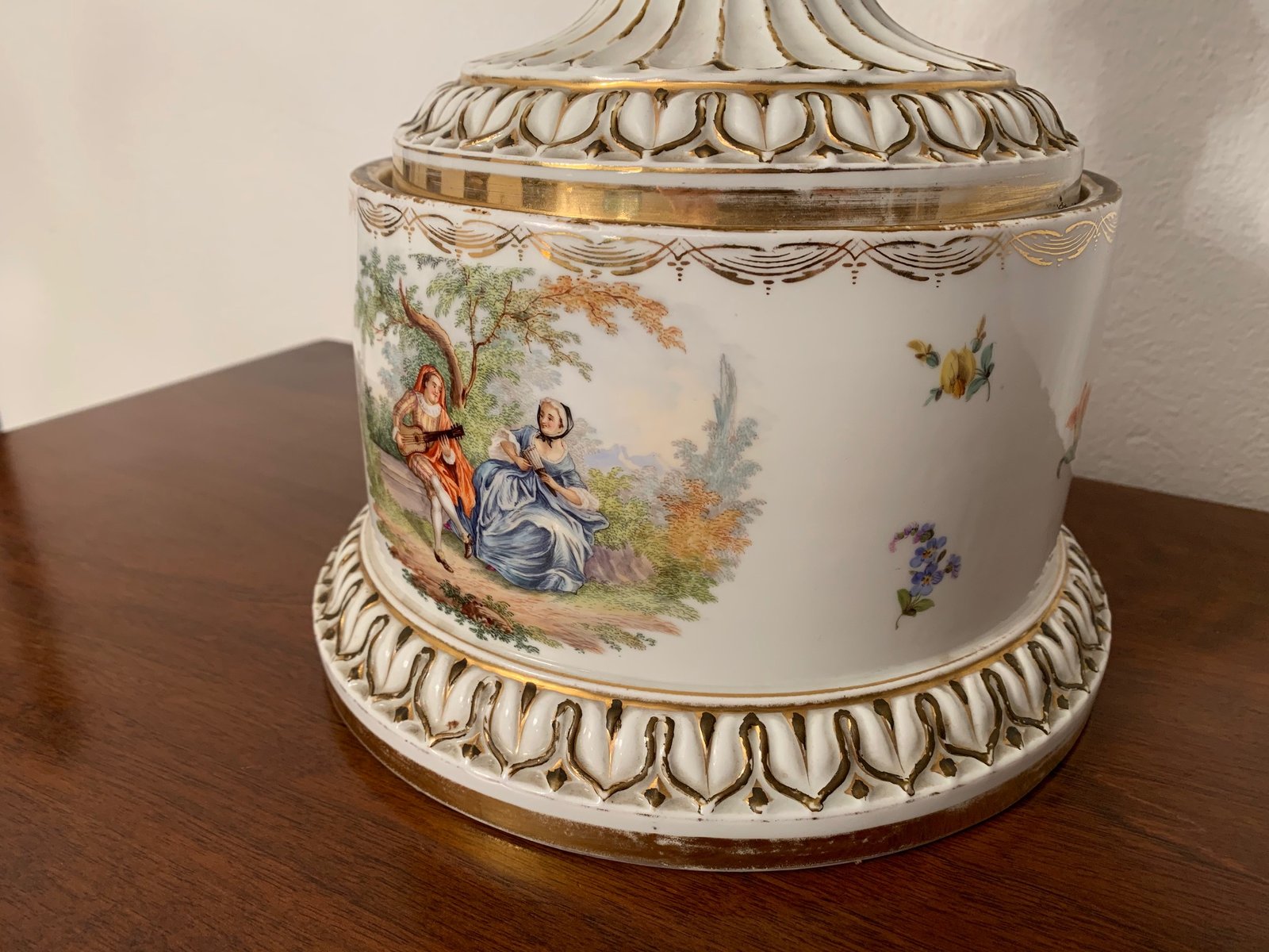 19th Century Vase by Carl Teichert for Meissen, Germany for sale at Pamono