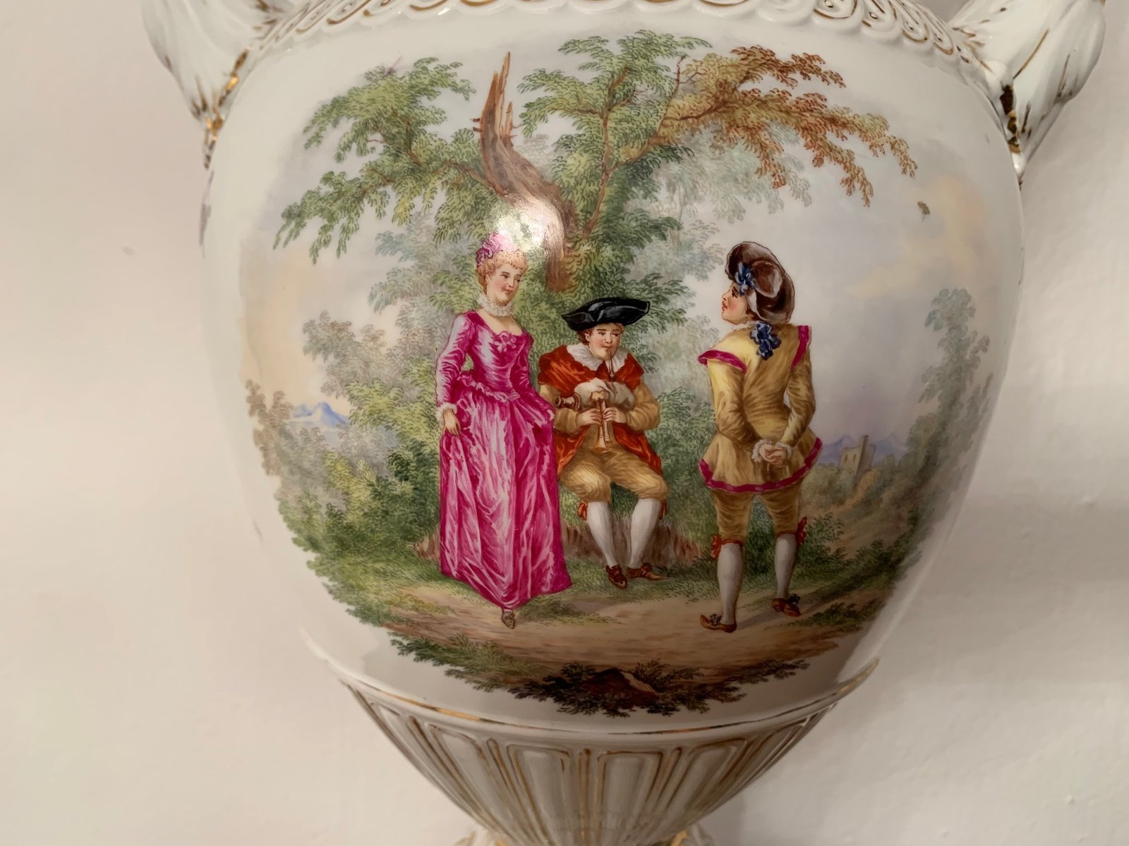 19th Century Vase by Carl Teichert for Meissen, Germany for sale at Pamono