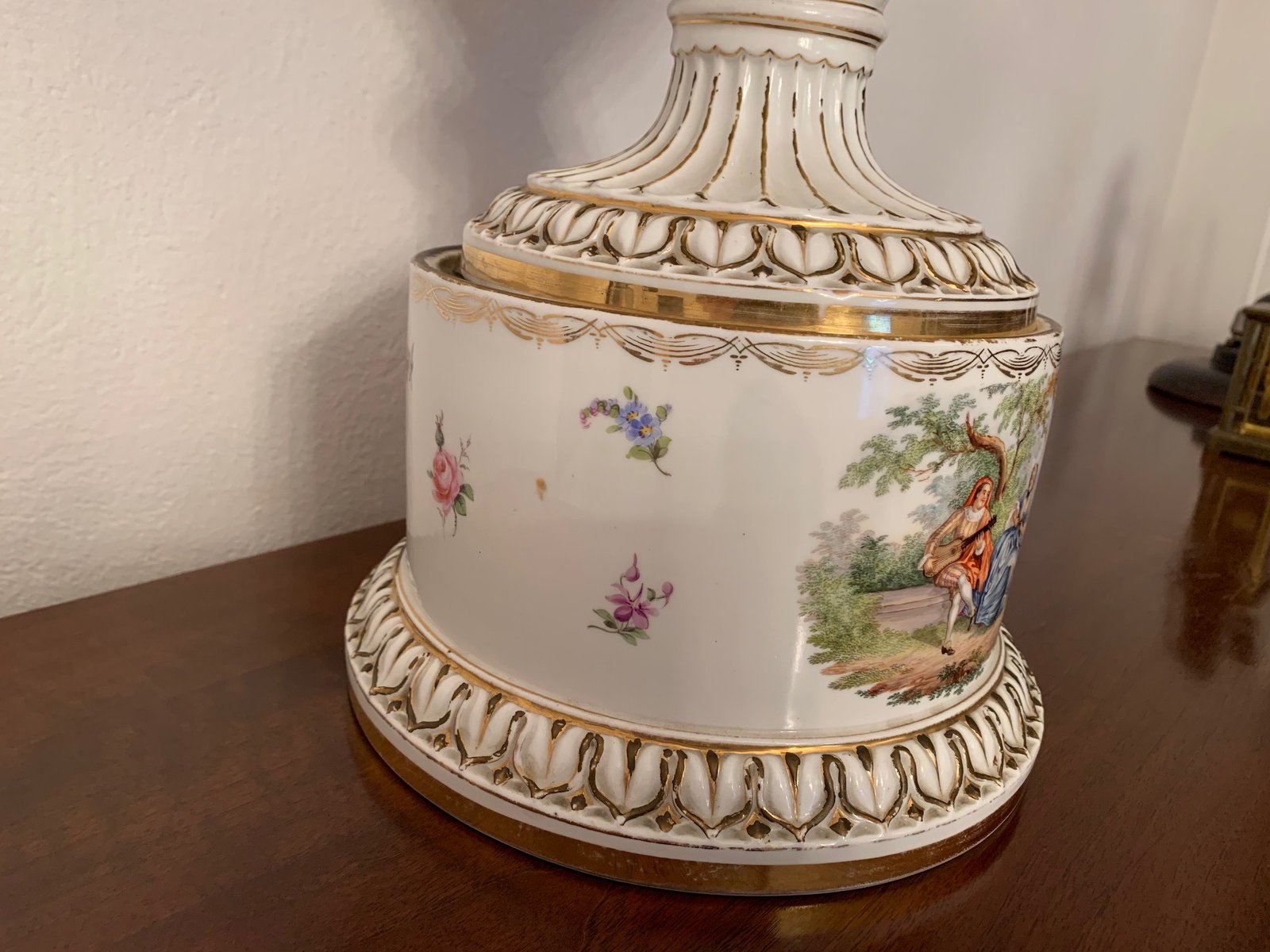 19th Century Vase by Carl Teichert for Meissen, Germany for sale at Pamono