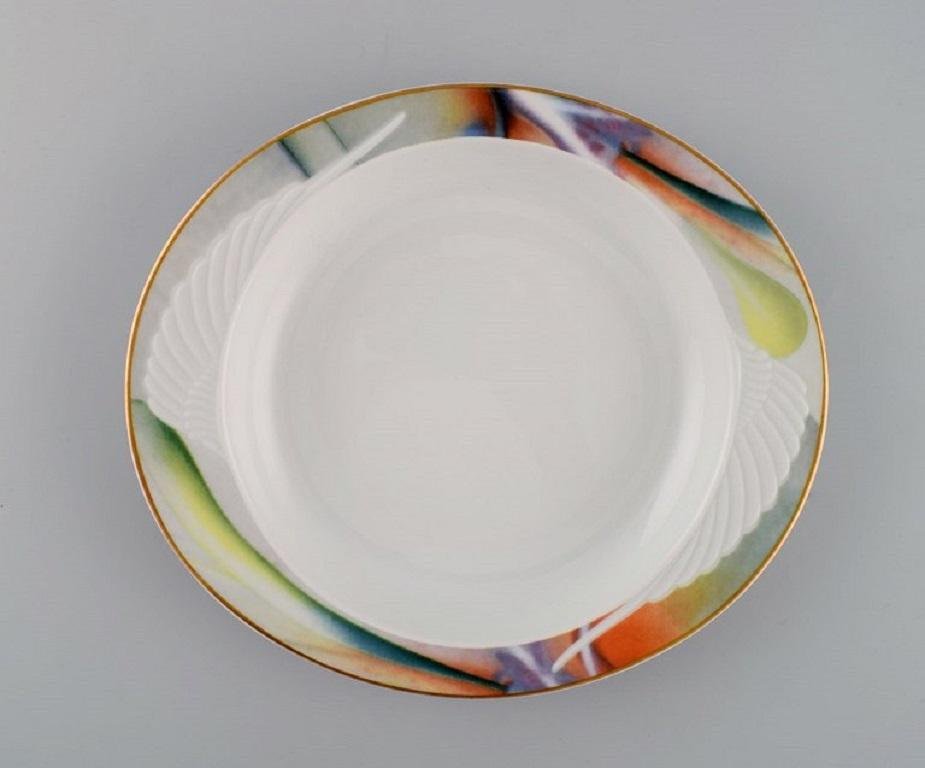 Mythos Deep Porcelain Plates by Paul Wunderlich for Rosenthal, Set of ...