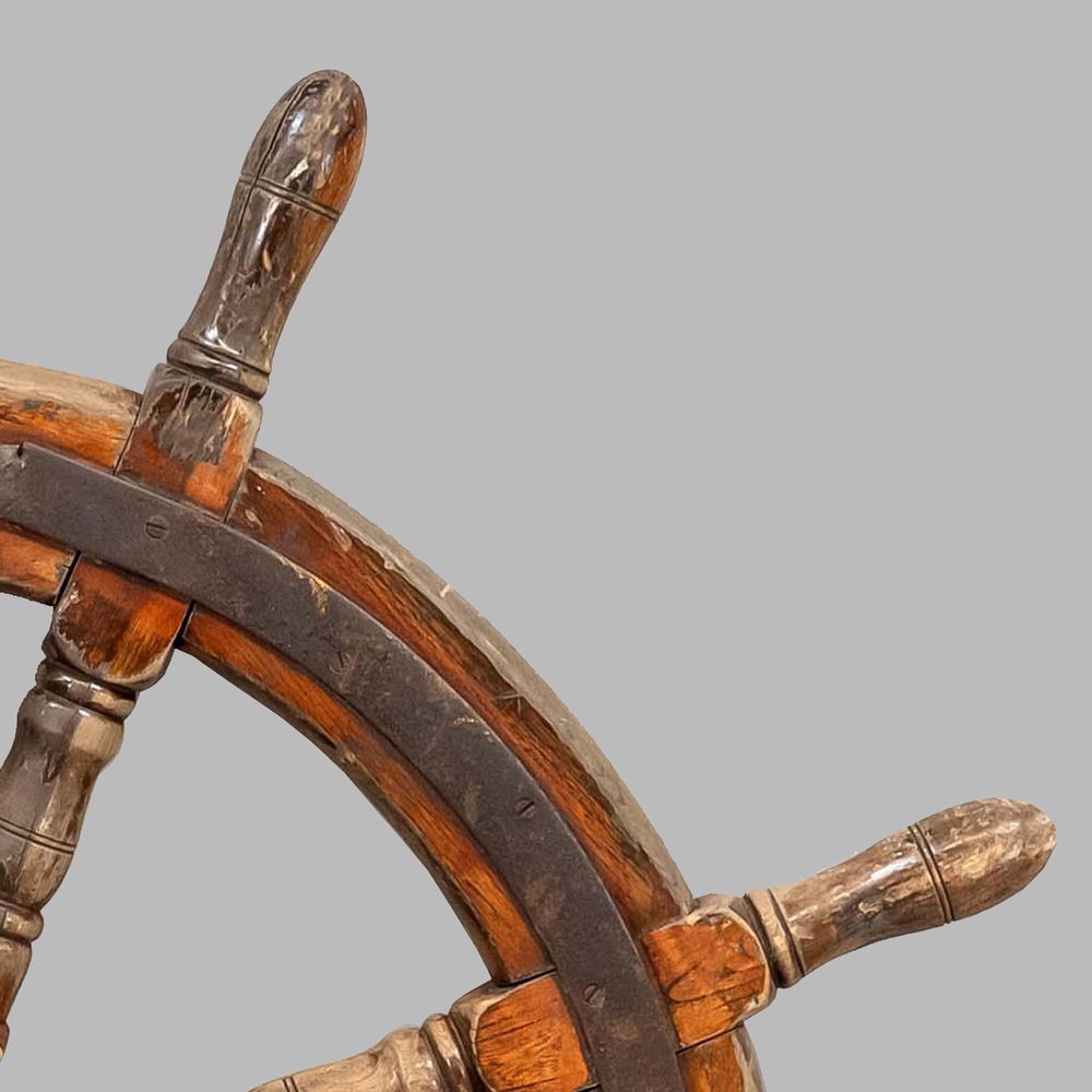 Yacht or Boat Wheel, 1890s for sale at Pamono