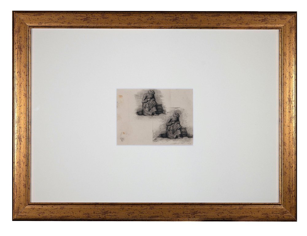 Turkish Man, Pencil Drawing, 1970s, Framed for sale at Pamono