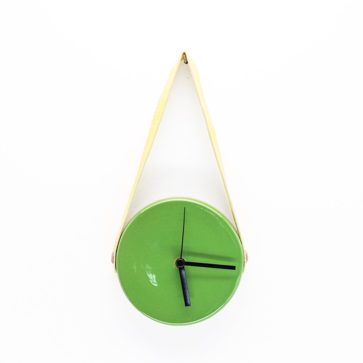 Green & Yellow Clock by Marco Rocco, 2018 for sale at Pamono