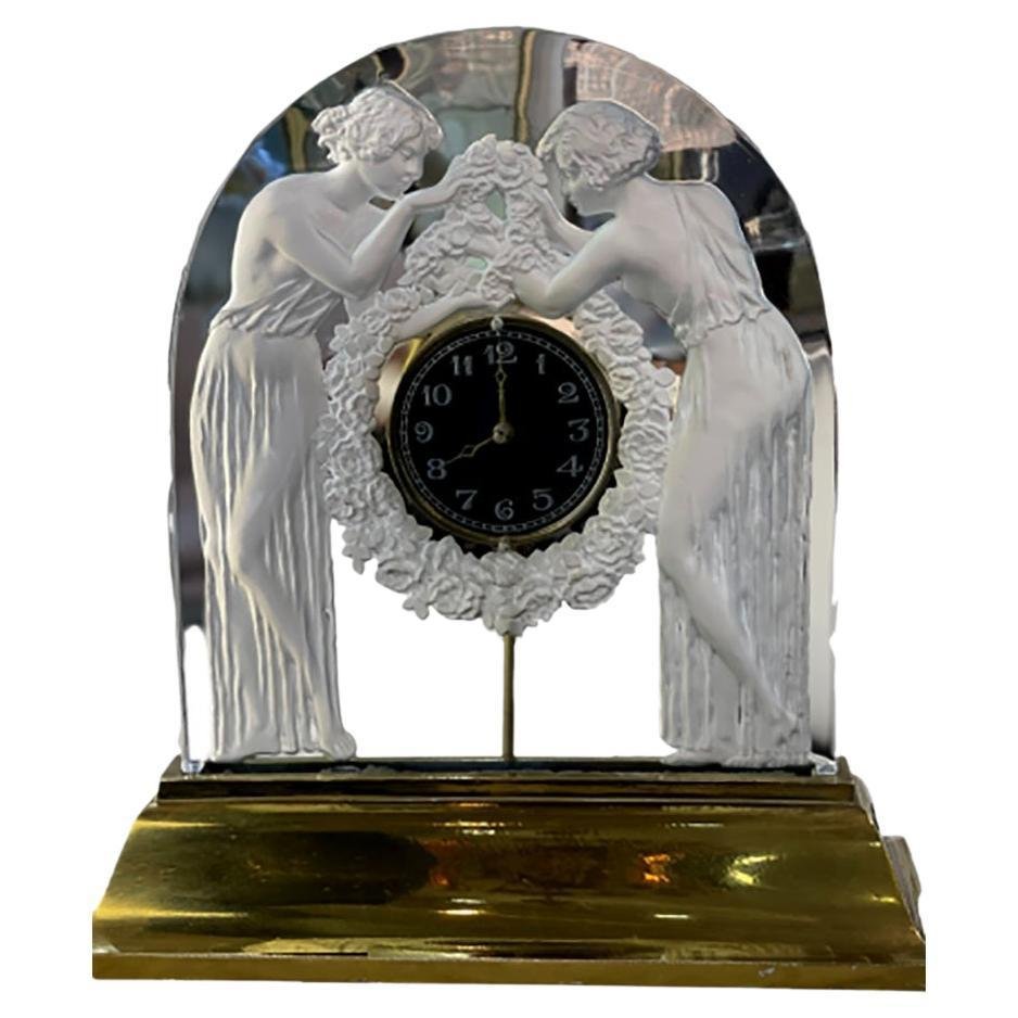 Electric Clock by René Lalique, 1926 for sale at Pamono