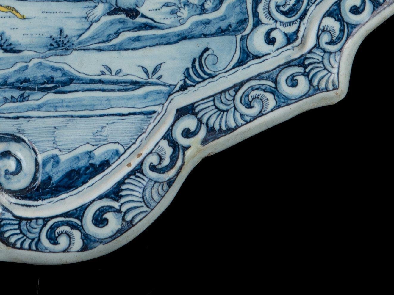 Biblical Plaque with Moses and the Bronze Snake, 1760s for sale at Pamono