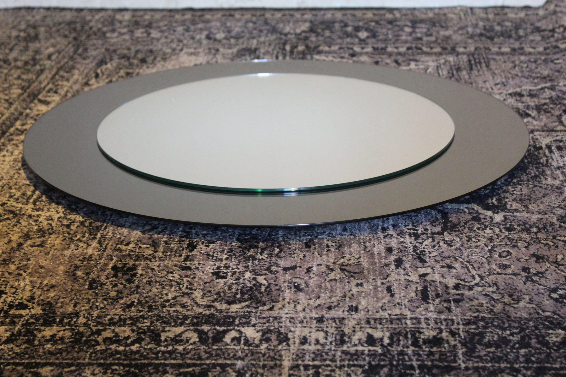 Italian Round Oblò Mirrors, Italy, 1970s, Set of 2 for sale at Pamono