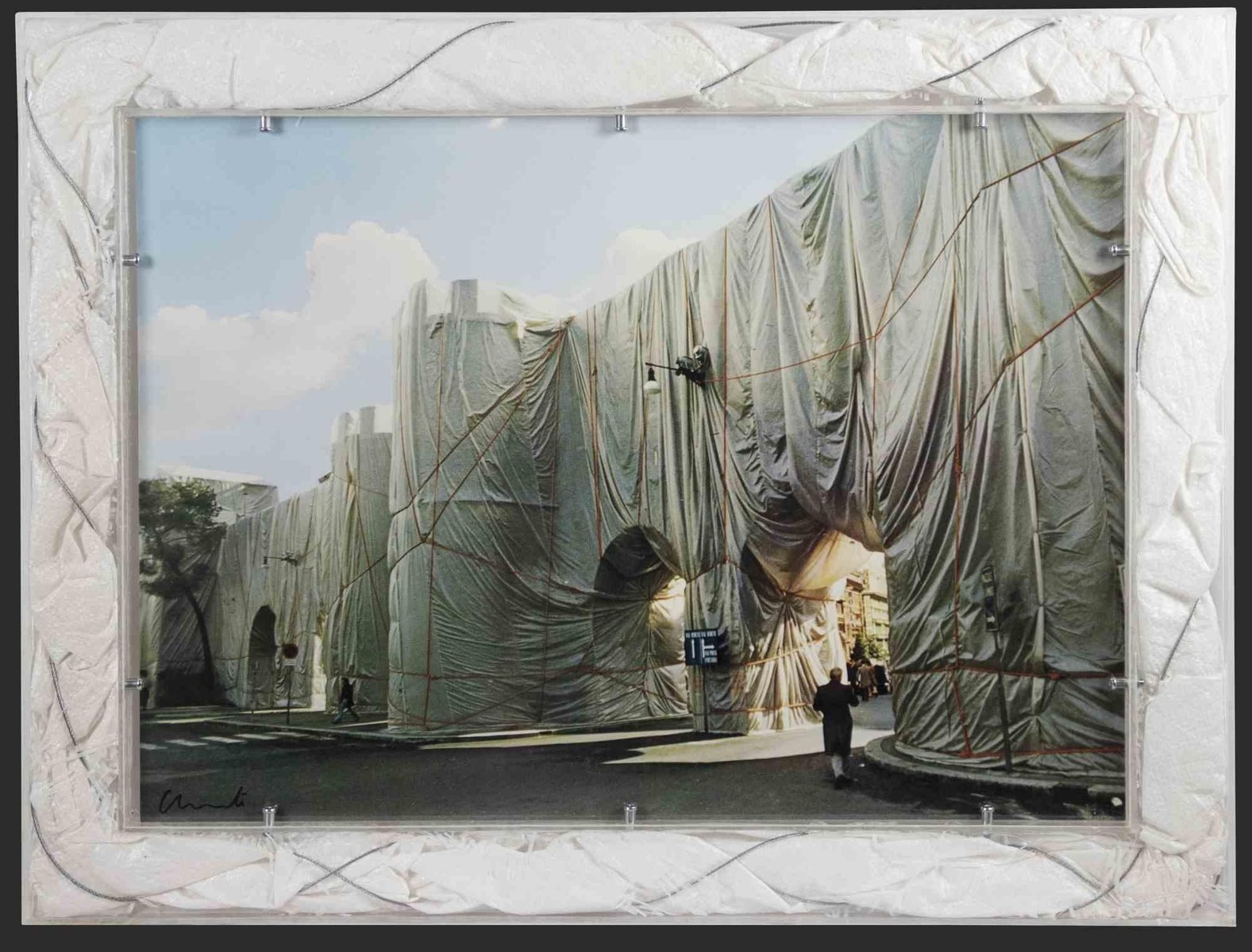 Christo and Jeanne-Claude, Wrapped Roman Wall, Photolithograph, 1974 ...