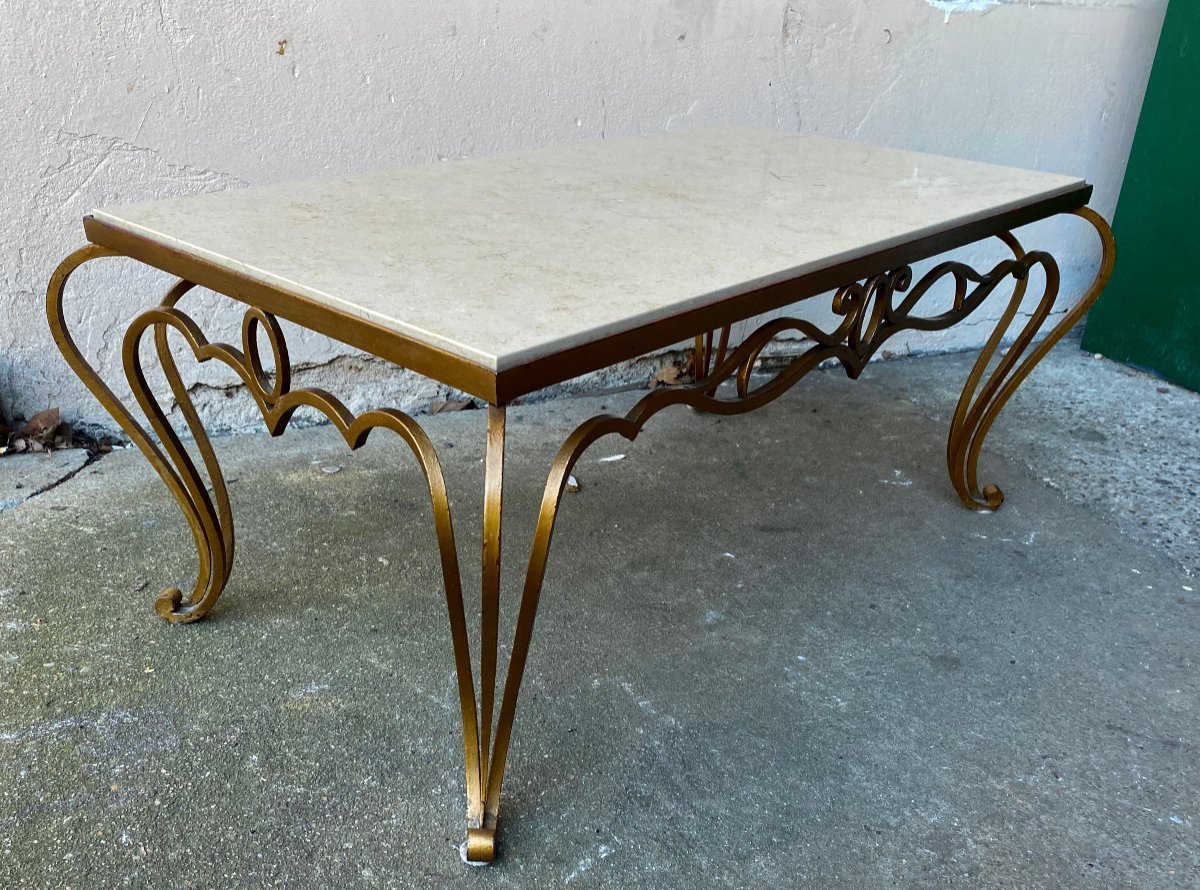 Art Deco Marmor Couchtisch bei Pamono kaufen