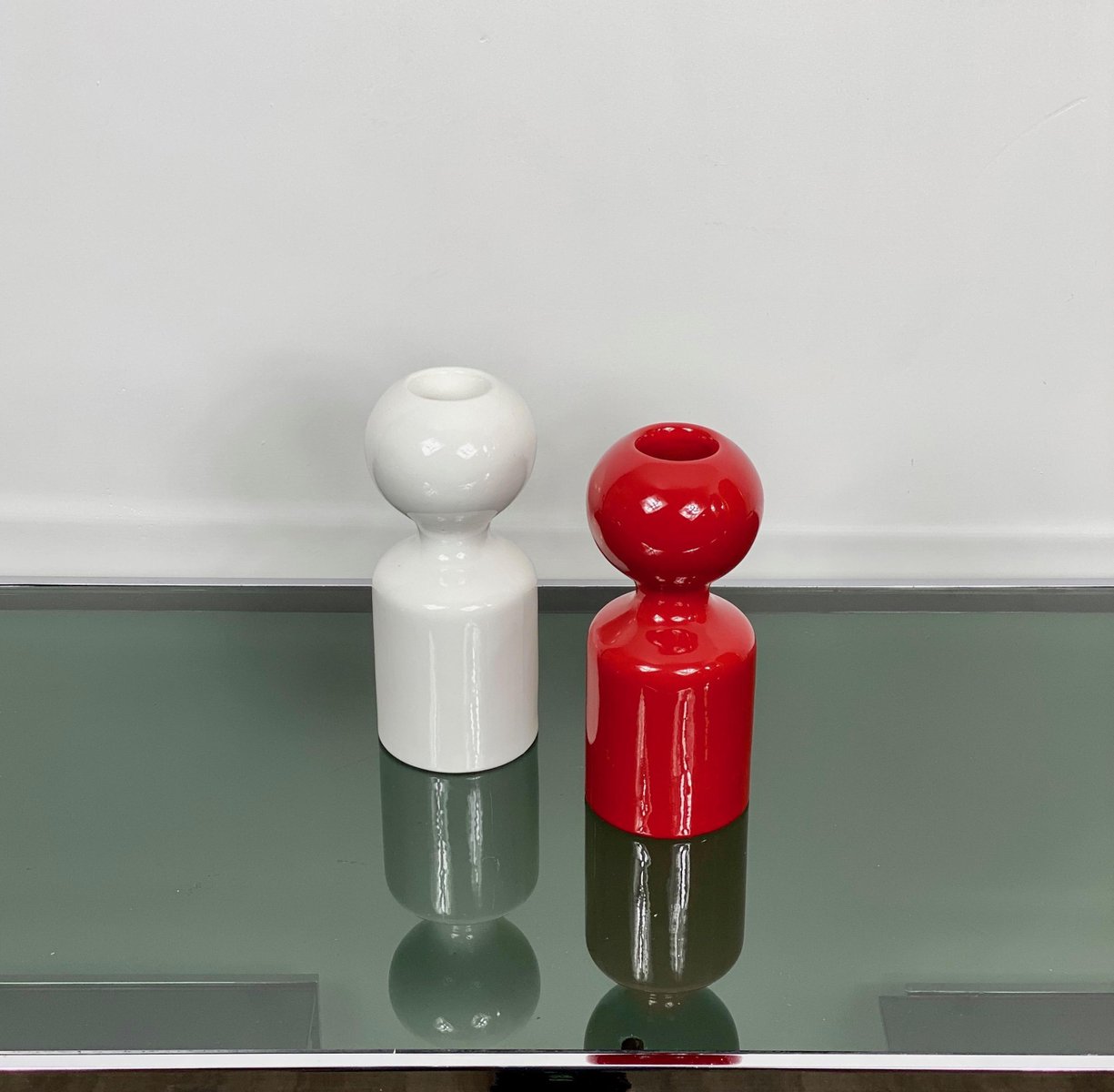 Ceramic Candleholder by Liisi Beckmann for Gabbianelli, Italy, 1960s ...