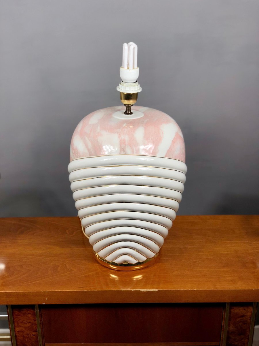 Ceramic Table Lamp by Paolo Traversi, Italy, 1980s for sale at Pamono