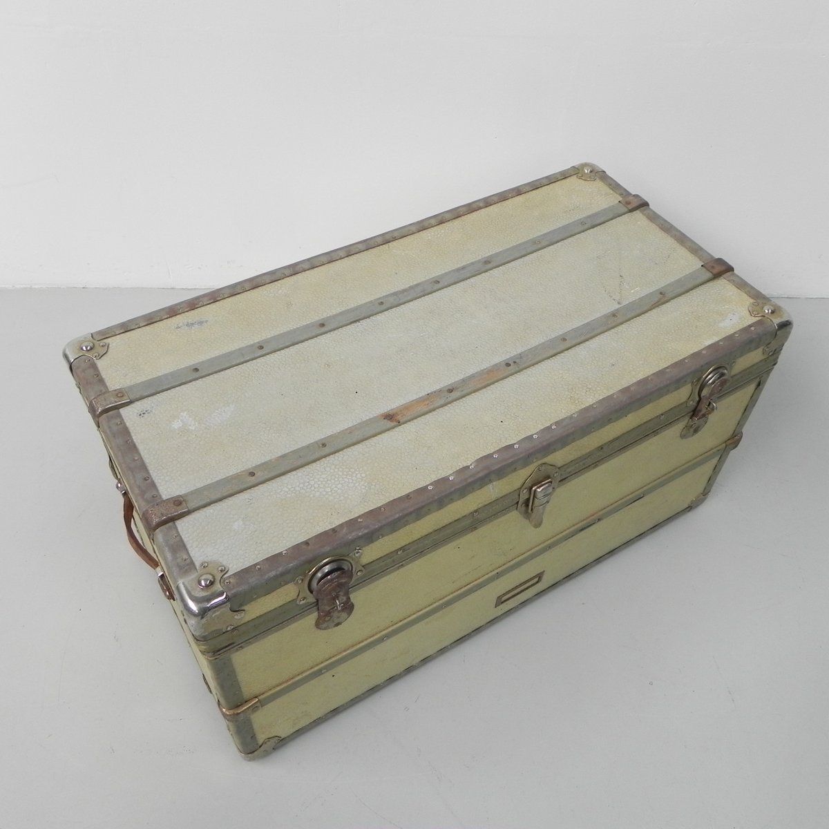 Vintage Aluminum Clad Chest for sale at Pamono