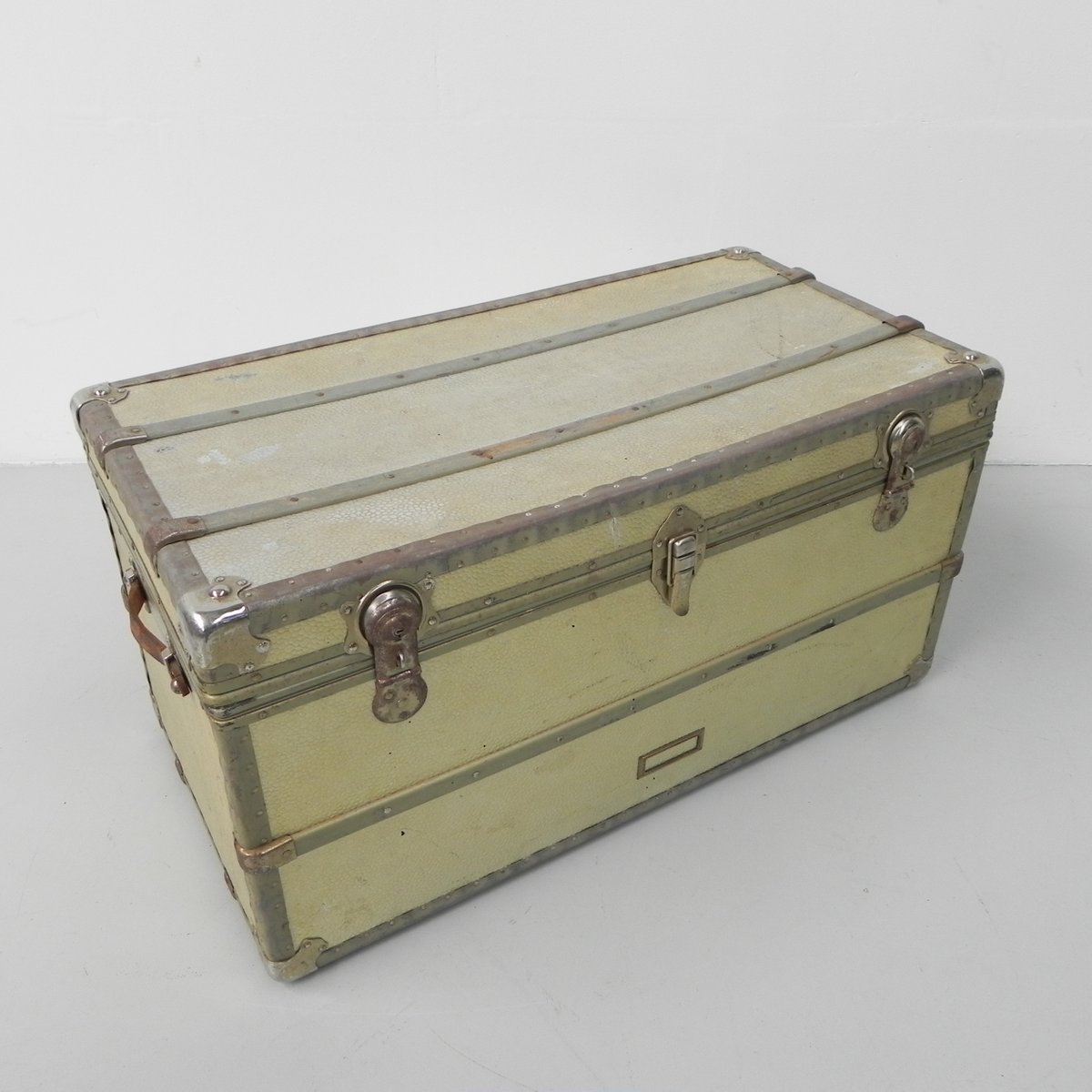 Vintage Aluminum Clad Chest for sale at Pamono