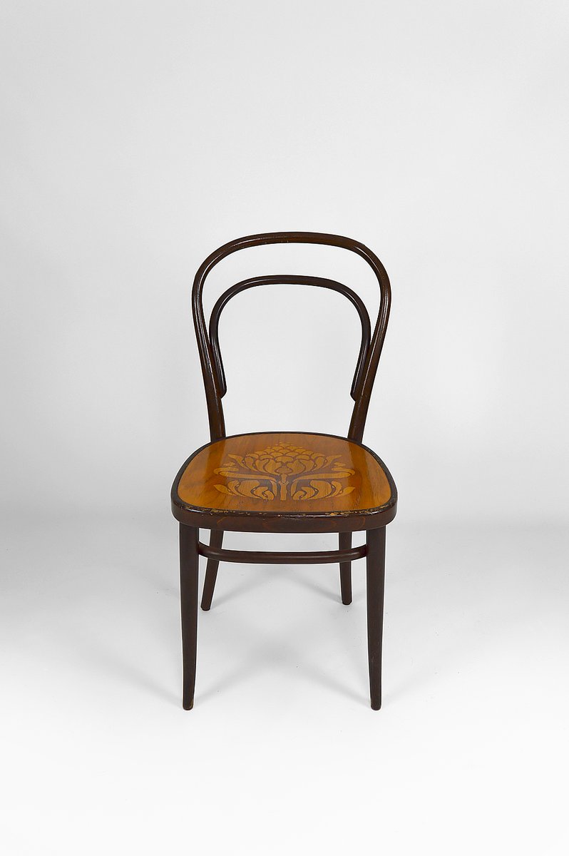 Stühle mit Verzierten Sitzen von Michael Thonet für Thonet, 4er Set bei ...