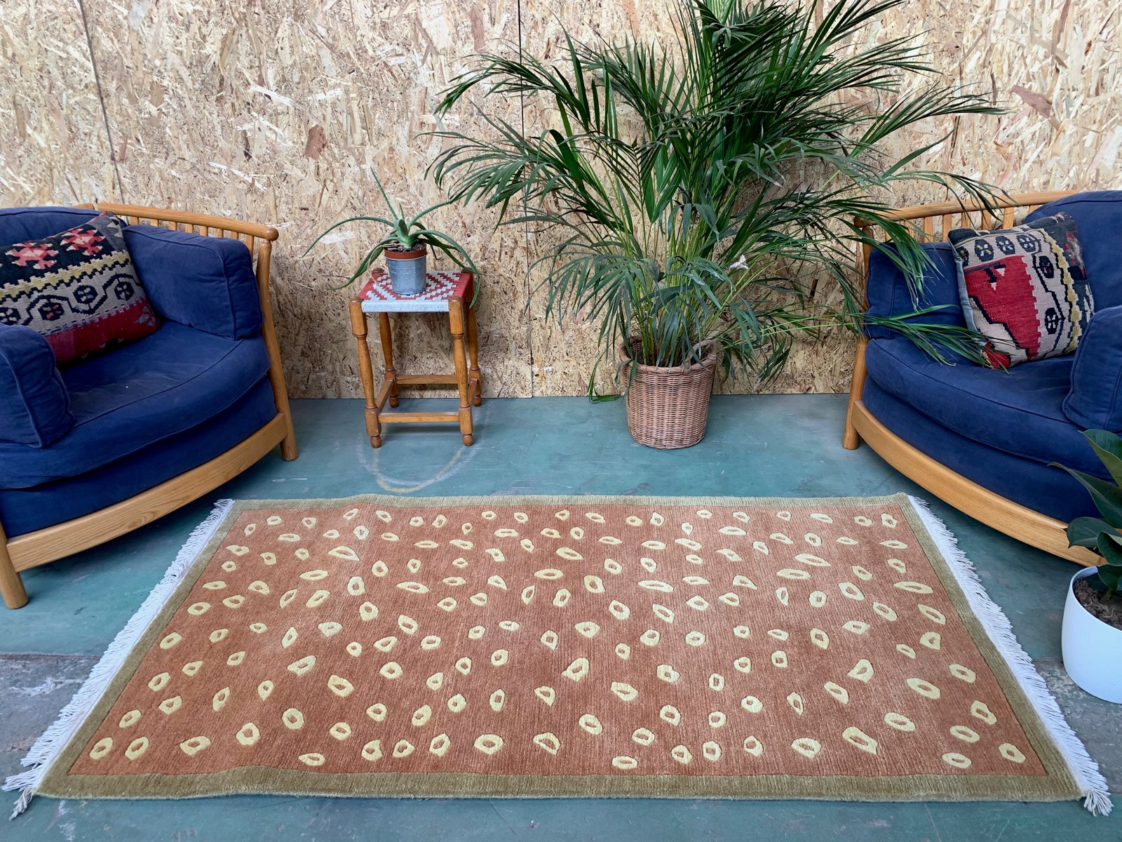 Tibetan Leopard Spots Rug for sale at Pamono