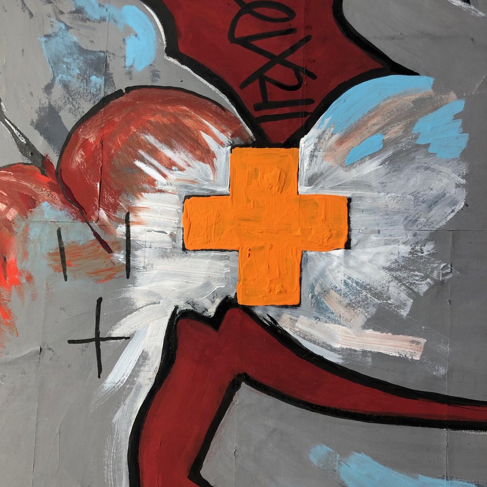 Claudie Baran, 2022, Tempera & Tinte auf Leinwand, gerahmt bei Pamono ...