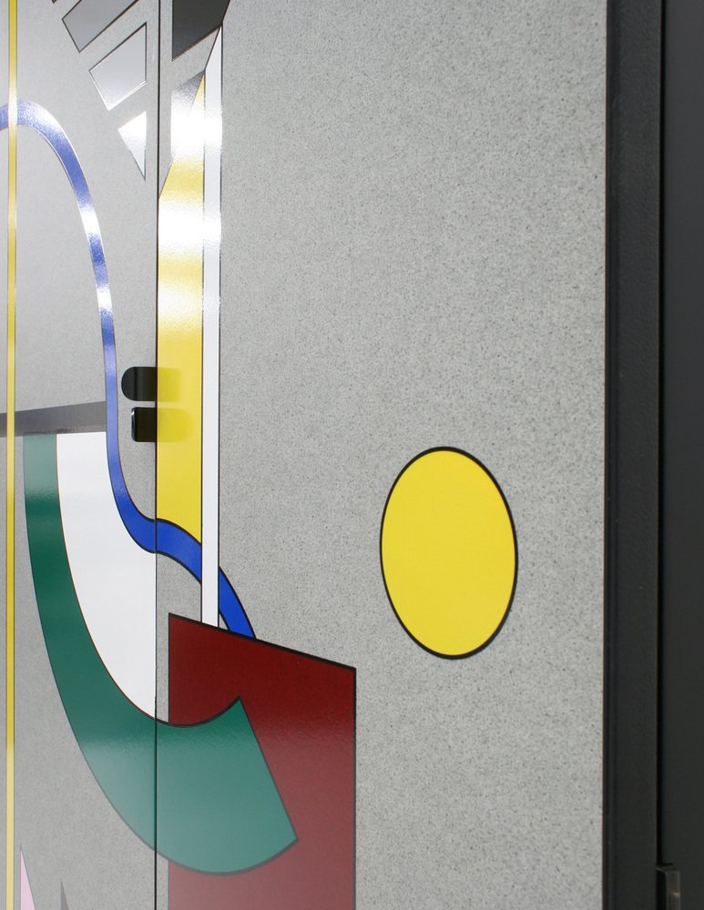 Postmodern Abstract Hallway Wardrobe, 1980s for sale at Pamono