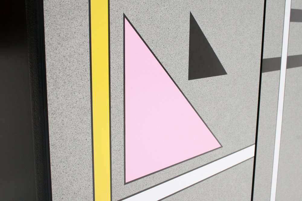 Postmodern Abstract Hallway Wardrobe, 1980s for sale at Pamono