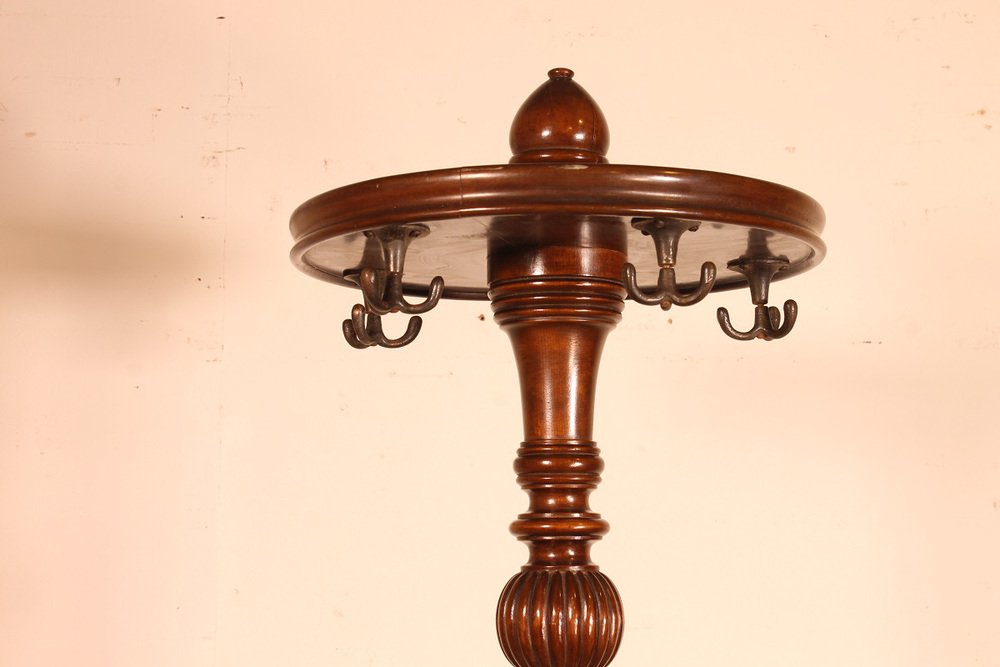 Antique Mahogany Coat Rack for sale at Pamono