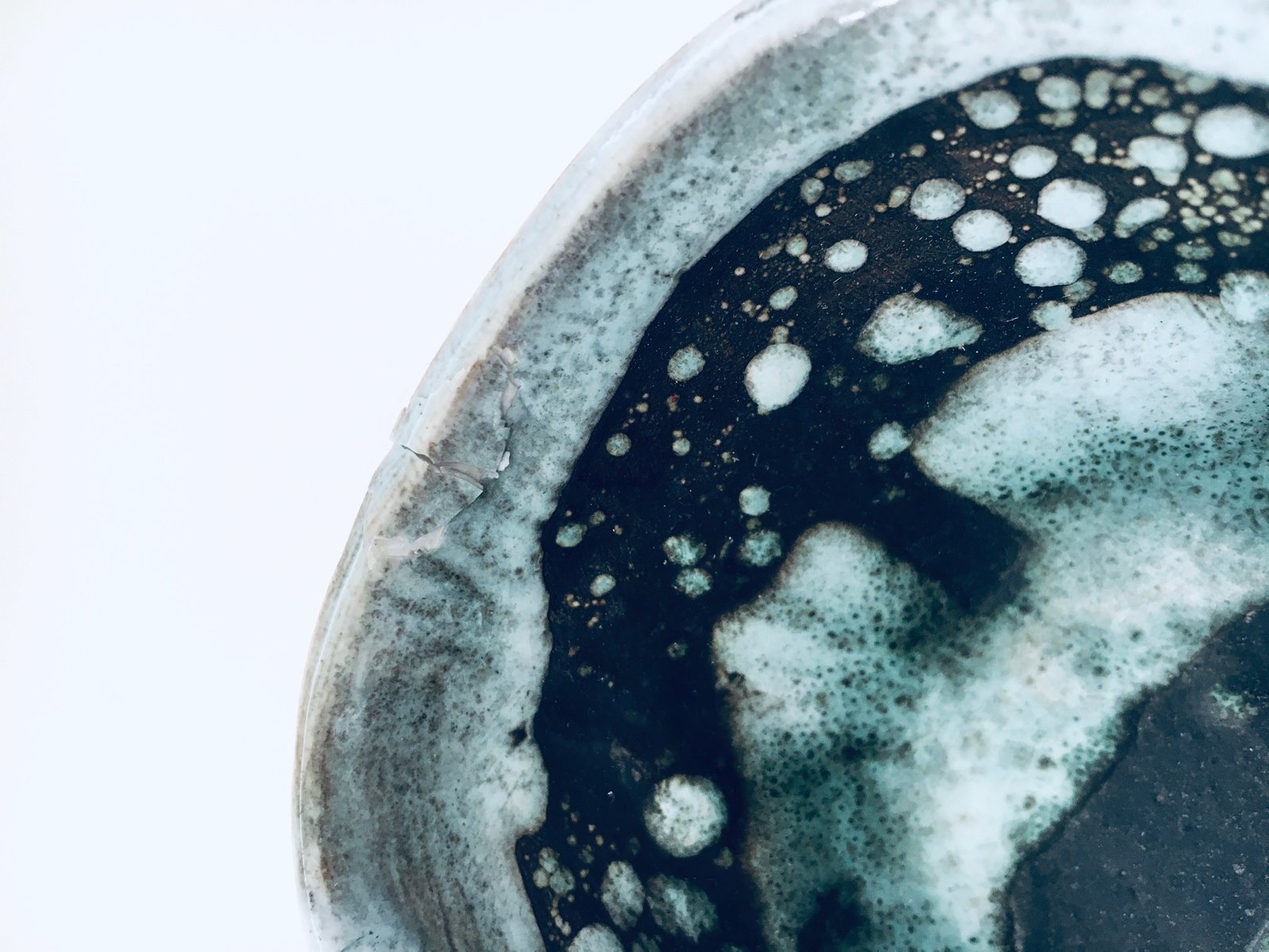 Large Vintage Abstract Bowl by David Sharp for Rye Pottery Studio, UK ...