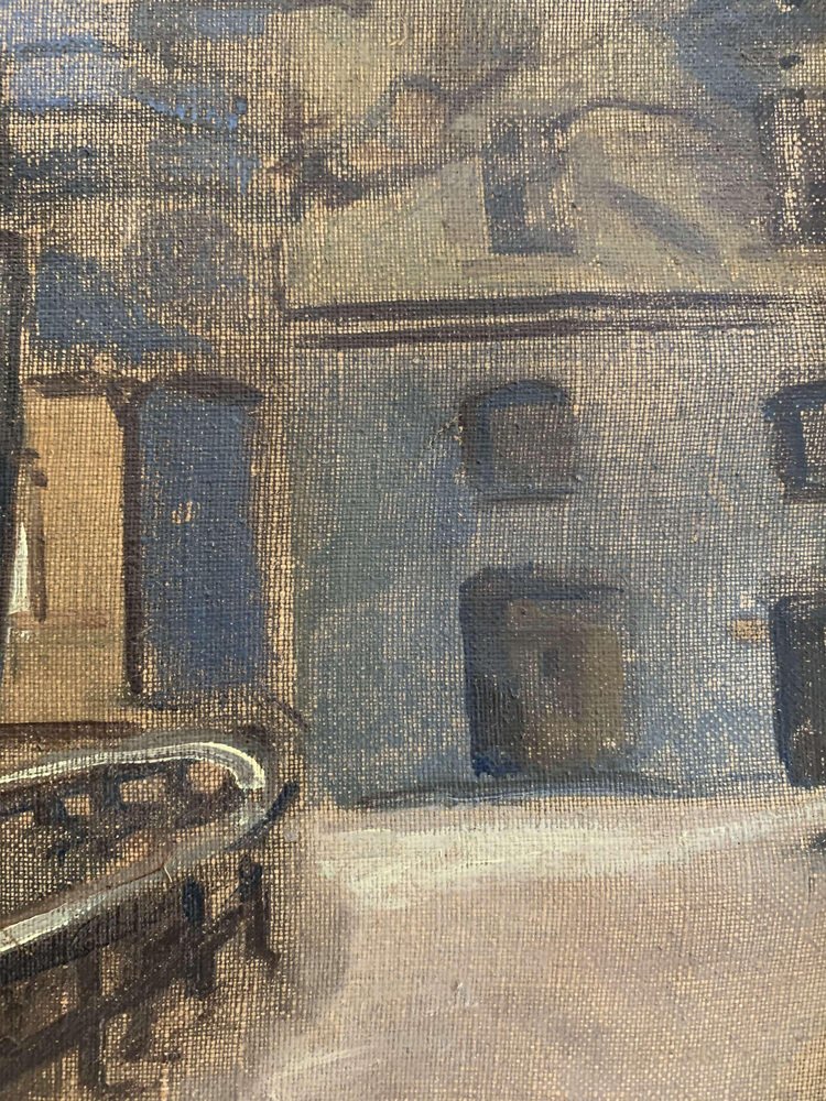 Jon Oscar Esti, Kruununhaka Harbour, Helsinki, 20th-Century, Oil on ...