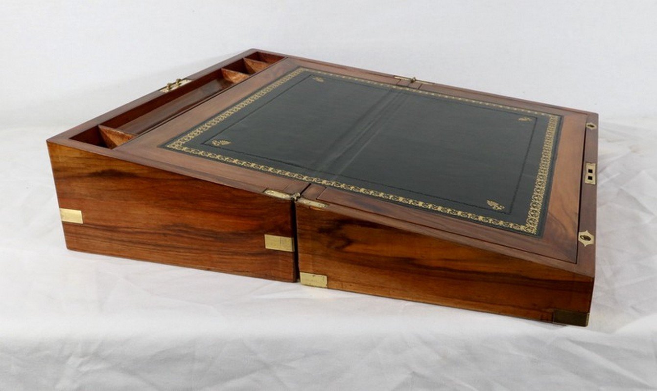 Walnut Travel Writing Case for sale at Pamono