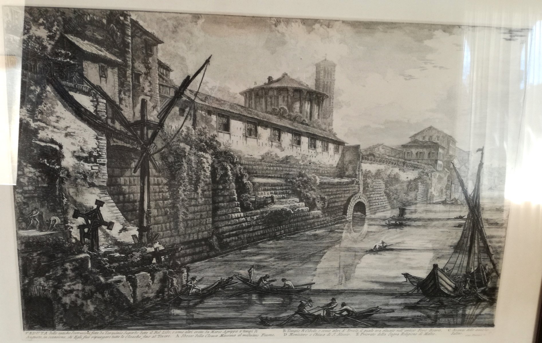 Piranesi, Views of Rome: Ancient Bel Lido Substructures, 1776, Etching ...