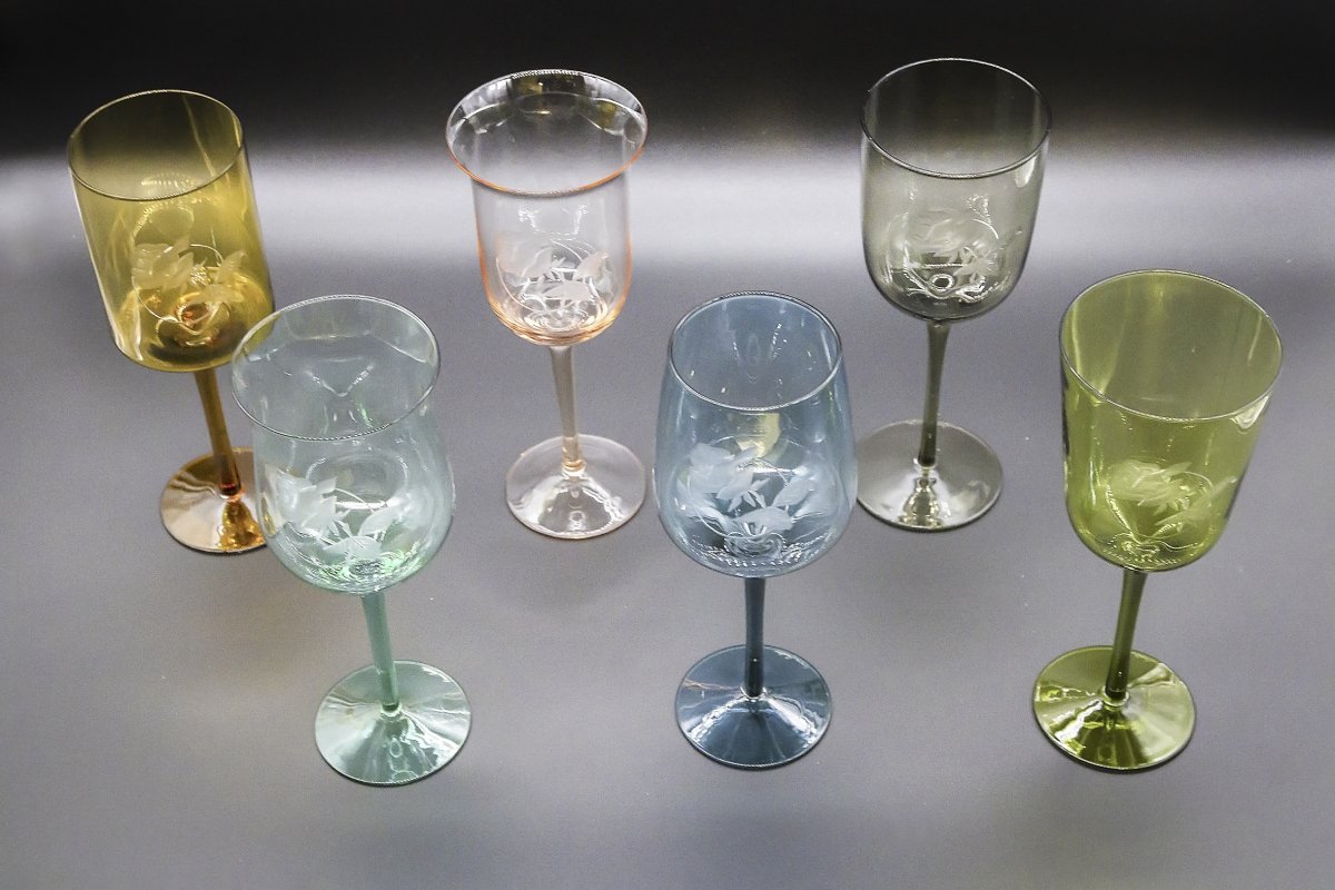 Angela Glass by Vanessa Cavallaro, Set of 6 for sale at Pamono