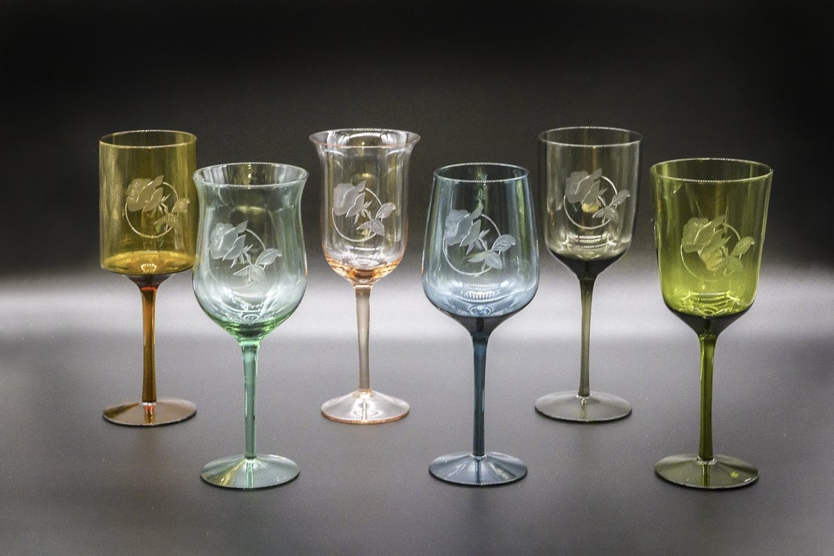 Angela Glass by Vanessa Cavallaro, Set of 6 for sale at Pamono