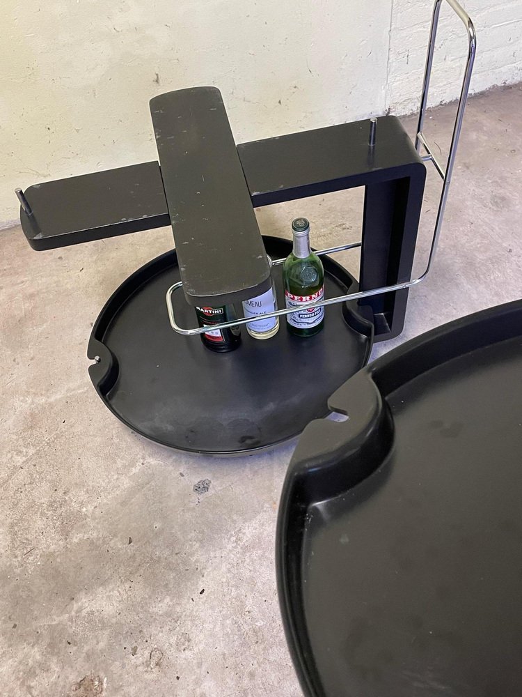 Vintage German Service Trolley by Waldemar Rothe for Rosenthal, 1980s ...