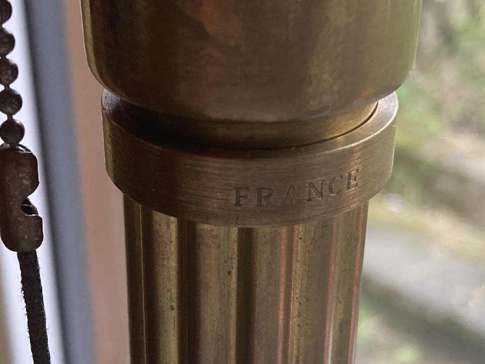 Art Deco French De Travail Table Lamp by Paul Fargette for Maison ...