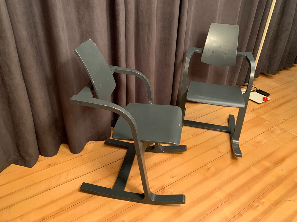 Set of Norwegian Pendulum Chairs by Peter Opsvik for Stokke, 1980s for ...