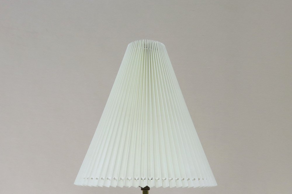 Minimalist Pleated Screen Plastic String Table Lamp, 1960s for sale at ...
