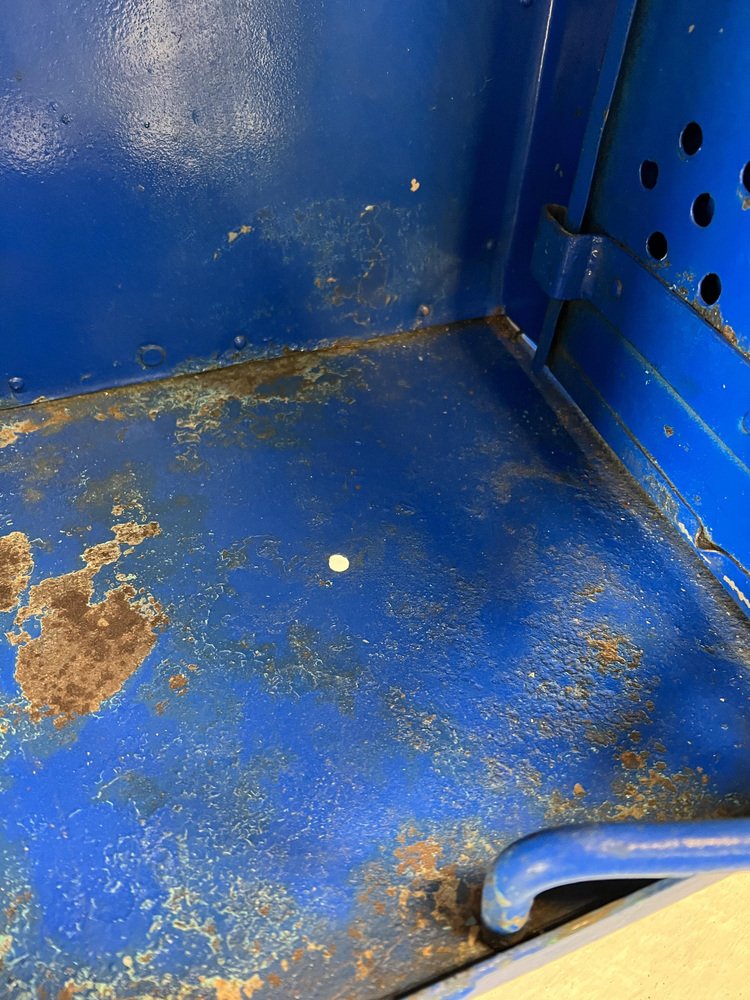 Metal Locker with Rivets for sale at Pamono