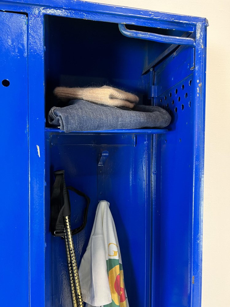 Metal Locker with Rivets for sale at Pamono