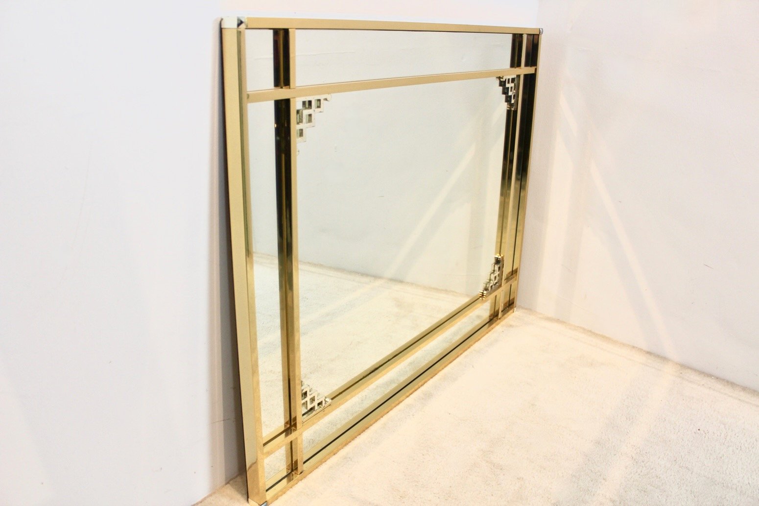 Large Graphical Mirror from Belgochrom for sale at Pamono