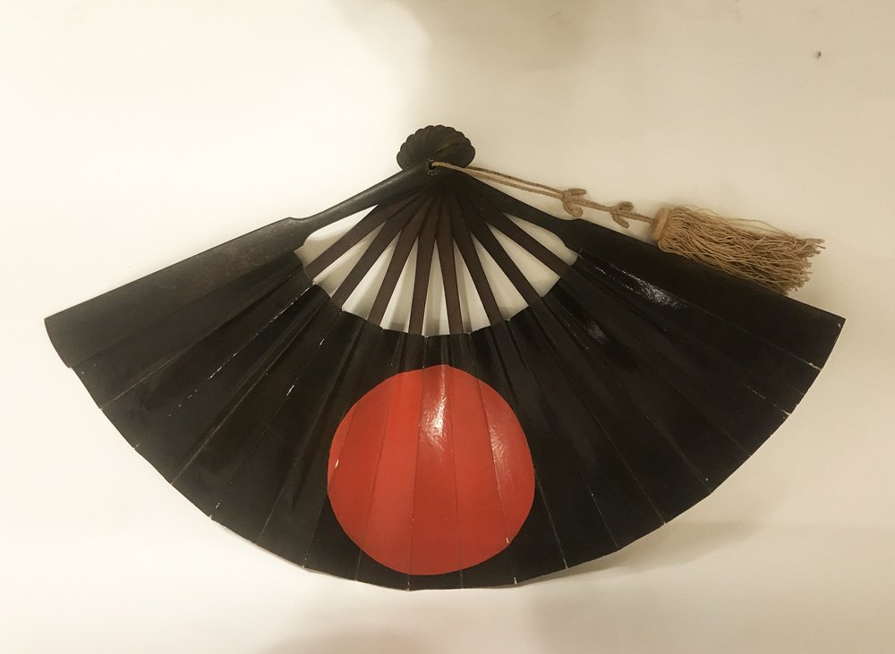 Antique Japanese War Fan, 1800s for sale at Pamono