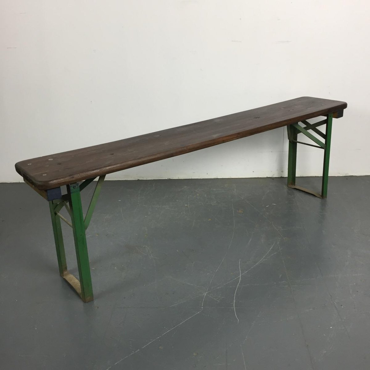 Vintage German Folding Beer Bench for sale at Pamono
