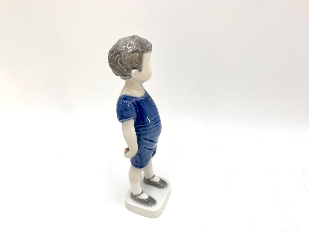 Porcelain Figurine of a Boy from Royal Copenhagen, Denmark for sale at ...