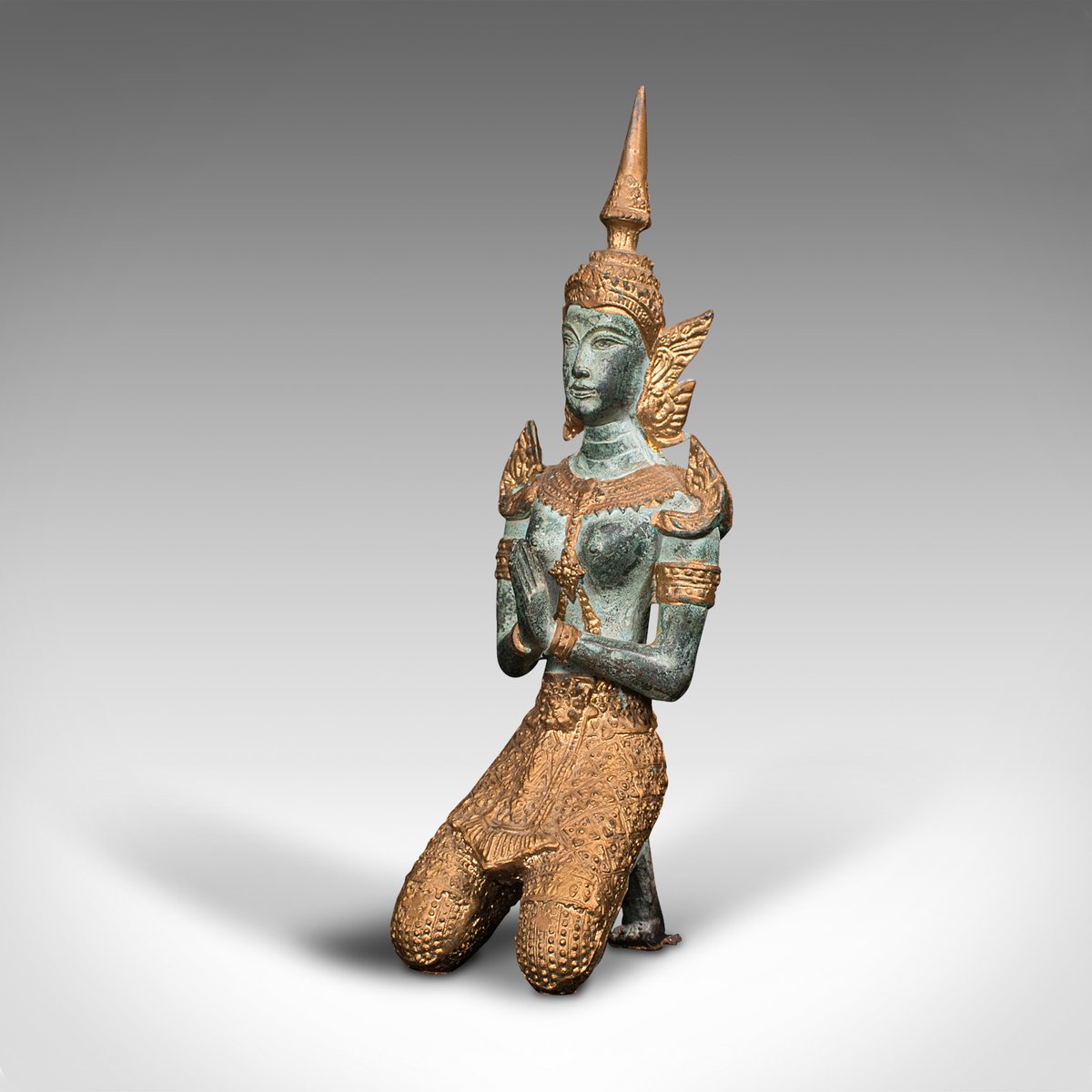 Vintage Decorative Prayer Figure for sale at Pamono